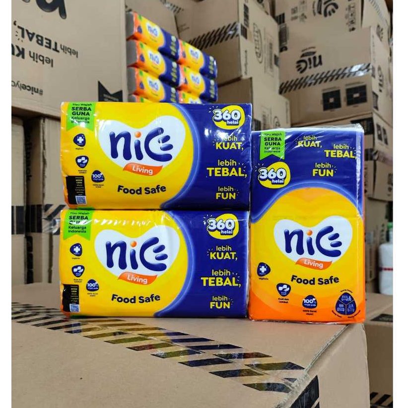 Jual Tissue Nice 360 Helai Tisu Kemasan Baru Soff Montis Mooi ...