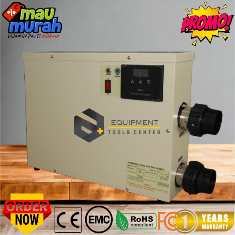 Jual Pemanas Air Kolam Renang Electrik 15KW 220V Water Heater Spa Sauna ...