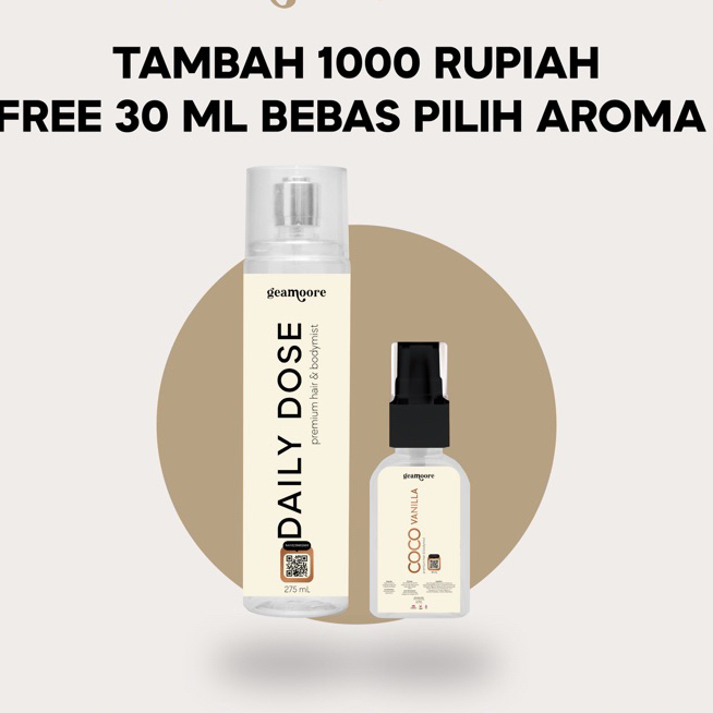 Jual GEAMOORE HAIR AND BODYMIST 275 ML ( PARFUM GENTONG ) | Shopee Indonesia