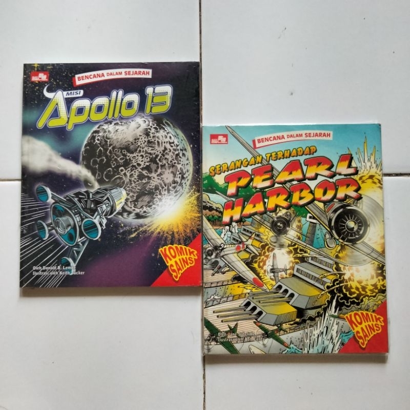 Jual Paket Komik Sains - Bencana Dalam Sejarah -Apollo 13 & Pearl ...