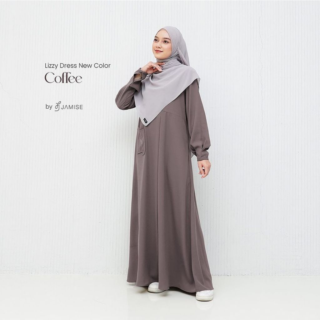 Jual JAMISE SYARI - Lizzy Dress Jamise Syari Dress Abaya Gamis Abaya ...