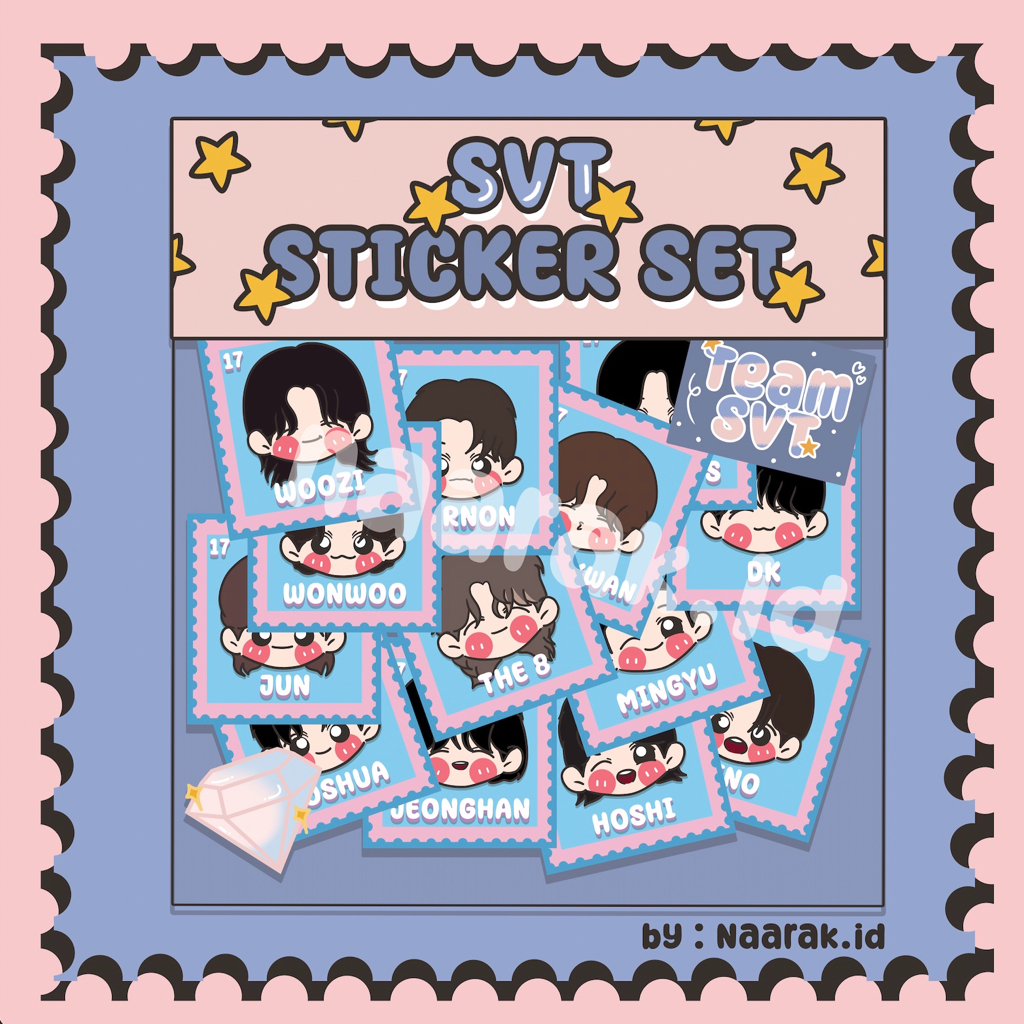 Jual SEVENTEEN SVT STICKER SET | Shopee Indonesia