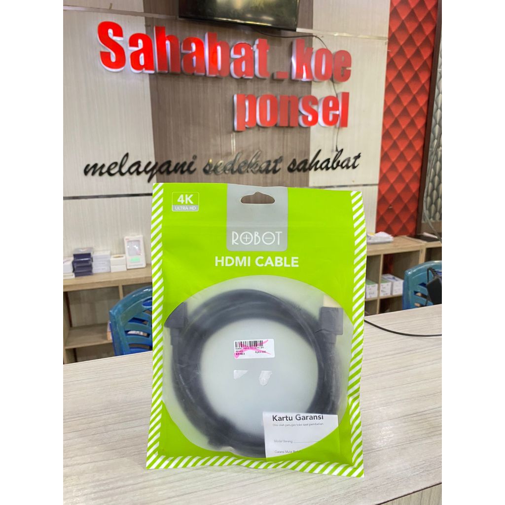 Jual Kabel Robot HDMI to HDMI 3 Meter RFH03 | Shopee Indonesia