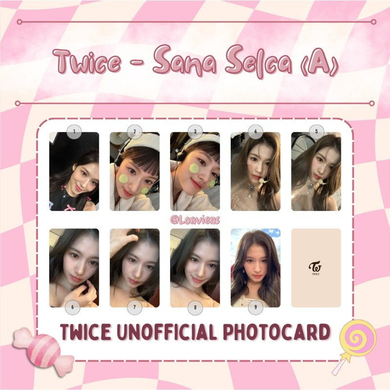 Jual TWICE SANA UNOFFICIAL PHOTOCARD – BAHAN KARTU PVC | Shopee Indonesia