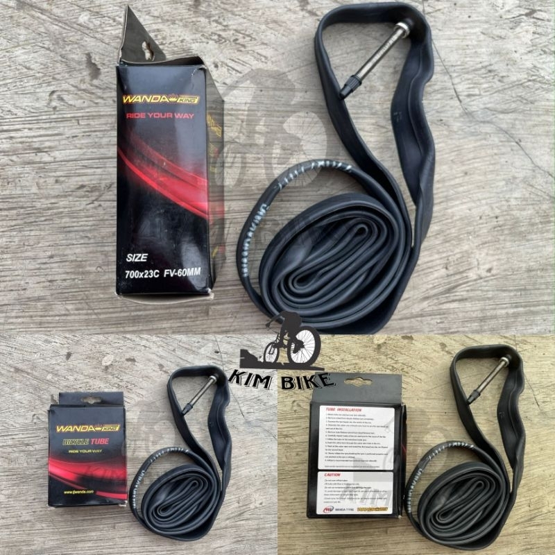 Jual Ban Dalam Sepeda Balap Roadbike Fixie 700 x 23c Pentil Presta FV ...
