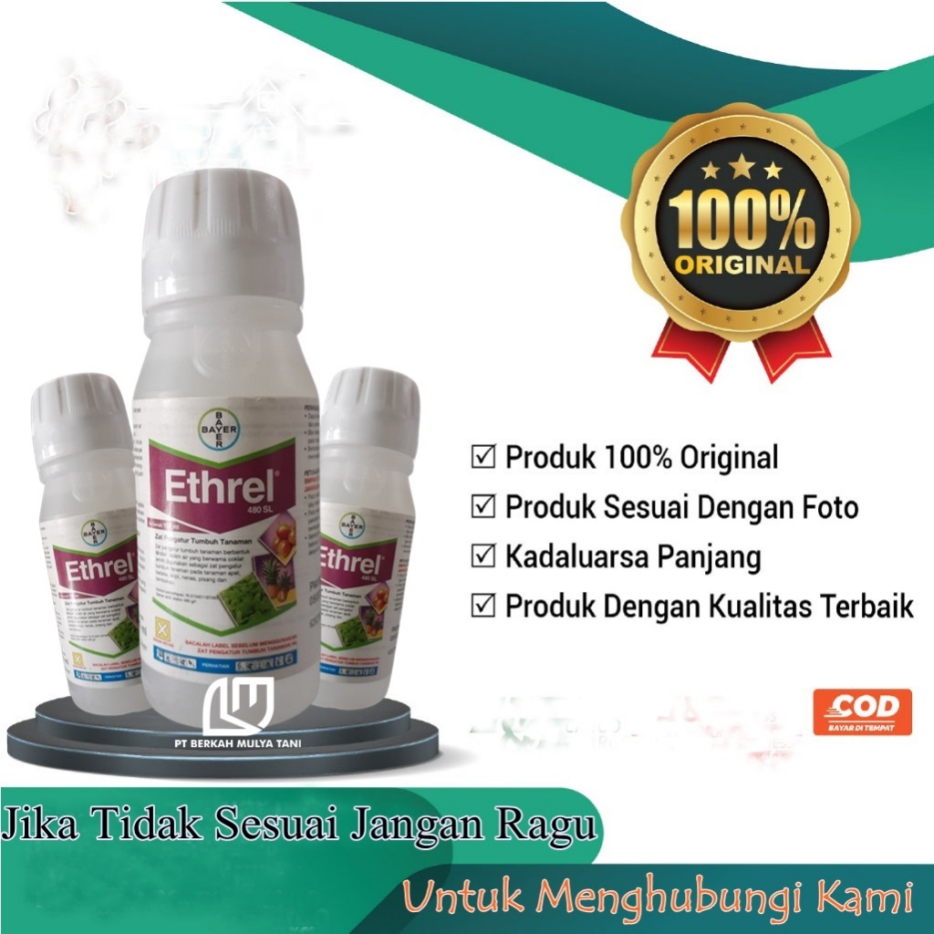 Jual Karbit Cair Ethrel 480 SL Pematang Buah Etrel Original Bayer ...