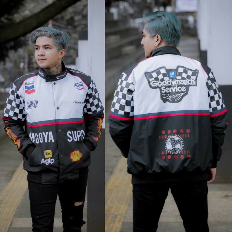 Jual NASCAR JACKET NAGOYA MODEL KERAH BERBULU SPEED TRUST JAKET SUNMORI NIGHT RIDE NASCAR RACING ...
