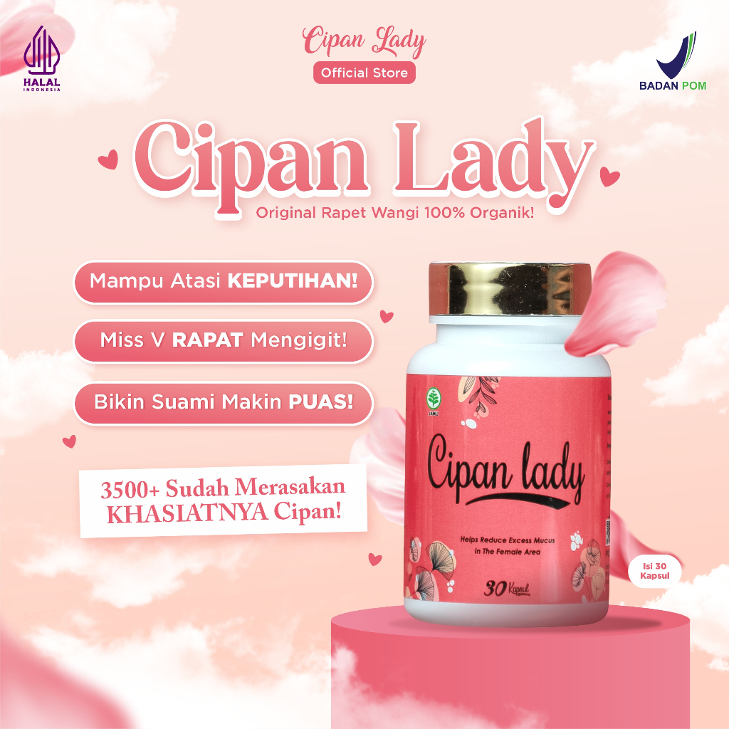 Jual CIPAN LADY Original Rapet Wangi 100% Herbal BPOM Obat Keputihan ...
