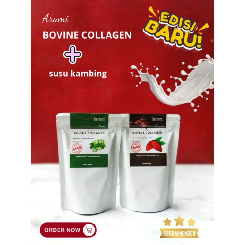 Jual NEW Arumi Bovine Collagen Formula baru, SUSU KAMBING plus COLLAGEN ...