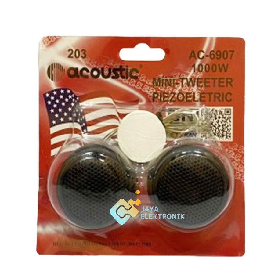 Jual Tweeter Speaker Mobil ACOUSTIC 1000 Watt Mini Tweeter ...