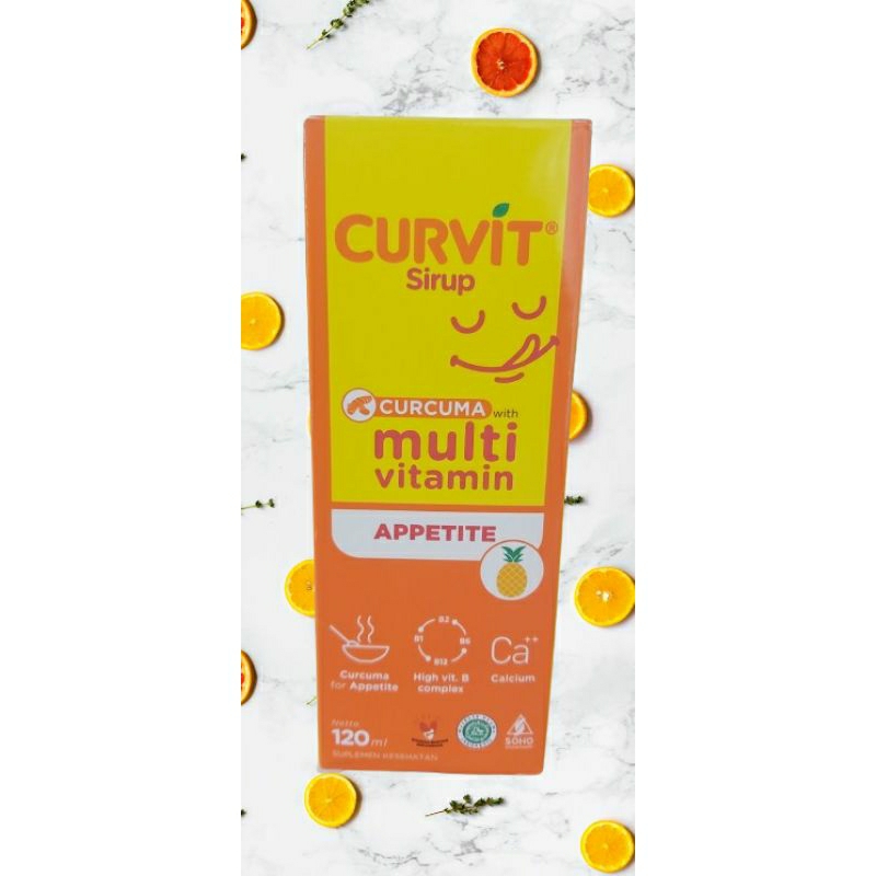 Jual curvit sirup multivitamin curcuma | 120 ml besar | Shopee Indonesia