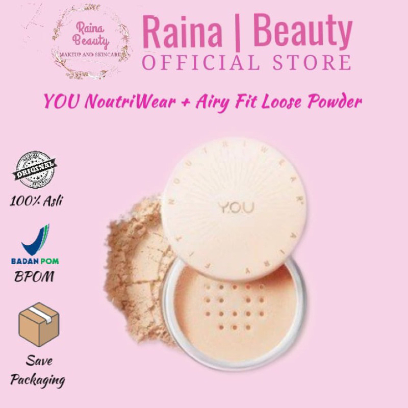 Jual YOU NoutriWear+ Airy Fit Loose Powder | Nourishing | Oil Control ...