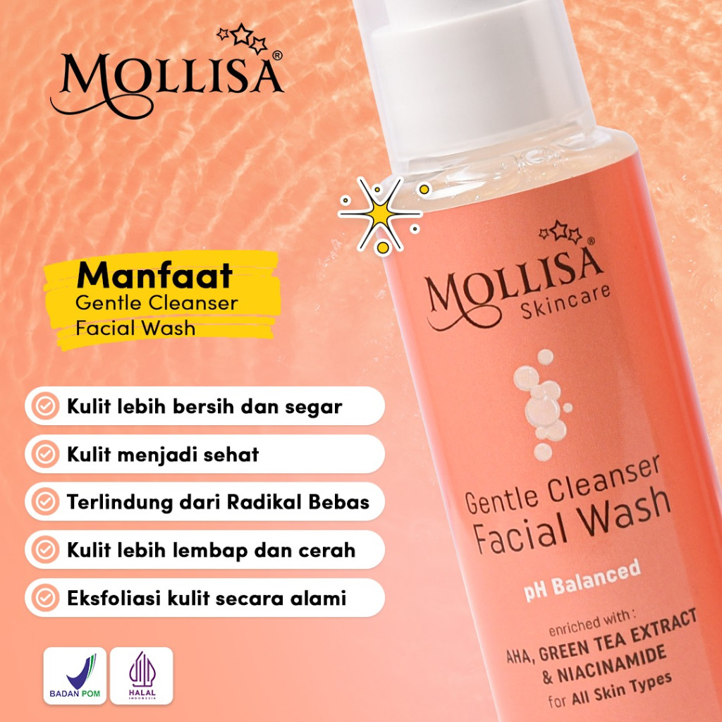 Jual Mollisa – Gentle Cleanser Facial Wash | Shopee Indonesia