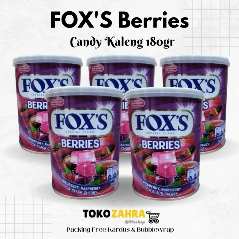 Jual Permen Fox's Berries Kaleng 180gr | Shopee Indonesia
