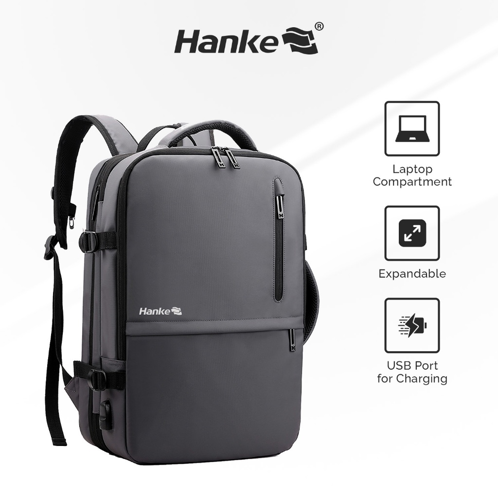 Jual Hanke Tas Ransel Backpack Pria Kasual Laptop & Pakaian BK1904 | Shopee Indonesia