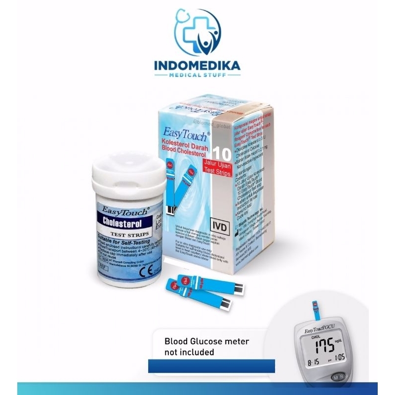 Jual STRIP KOLESTEROL EASY TOUCH - EasyTouch Blood Cholesterol - Stik ...
