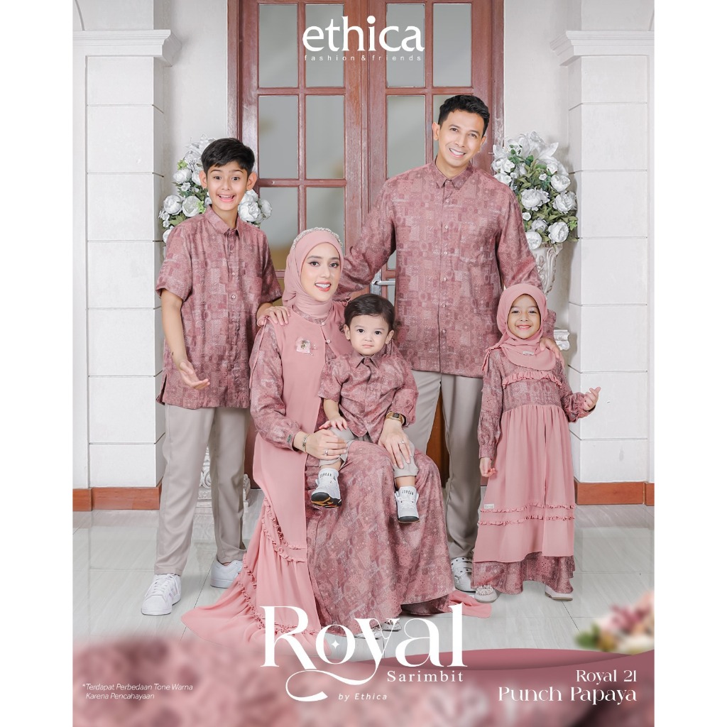 Jual Ethica Sarimbit Royal 21 Punch Papaya Gamis dan Koko Couple ...