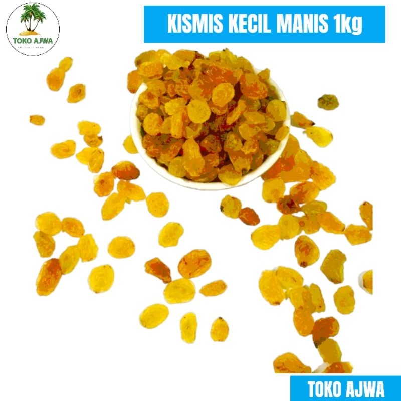 Jual Mini Golden Raisin/ Kismis kuning kecil/ kemasan 1kg | Shopee ...