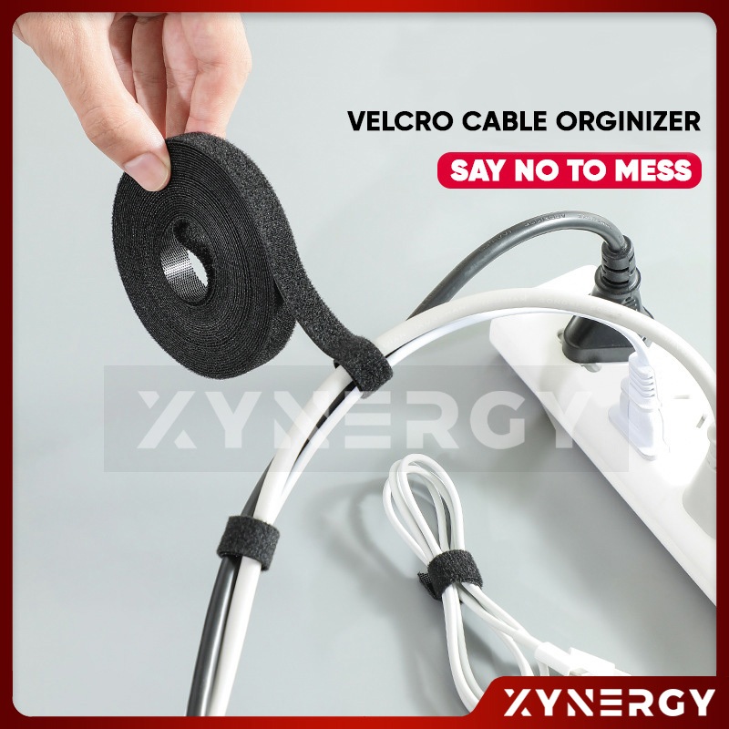 Jual Velcro Cable Organizer Gulungan Lebar 1,2cm Rol Pengatur Kabel ...