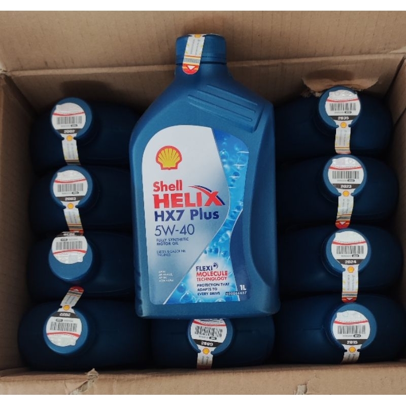 Jual OLI SHELL HELIX HX7 1 LITER..SHELL HELIX 1DUS 12 BOTOL | Shopee ...