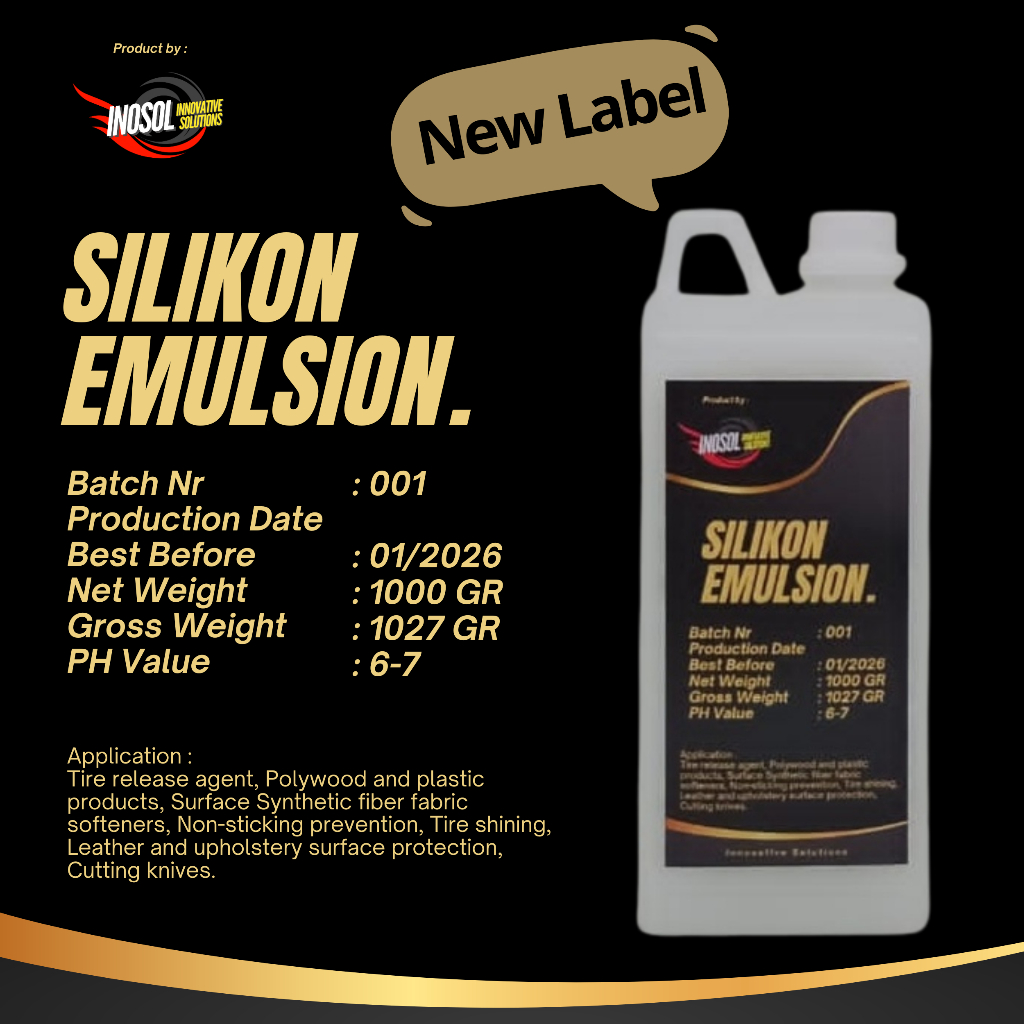 Jual Silicone Emulsion/ Silikon Emulsi / Silicon Semir 1kg | Shopee ...
