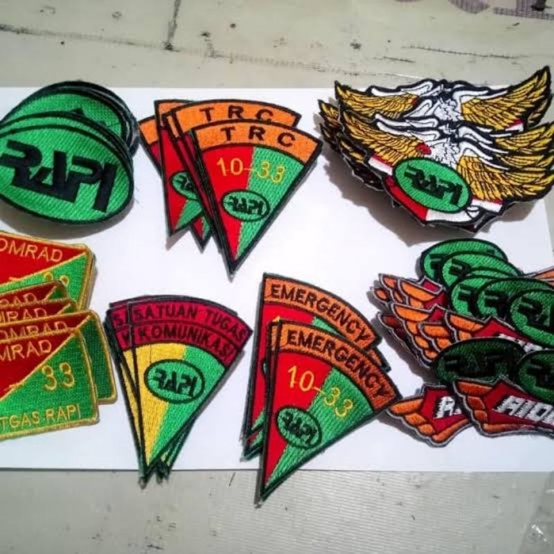Jual Logo rapi logo bordir rapi badge bet rapi | Shopee Indonesia