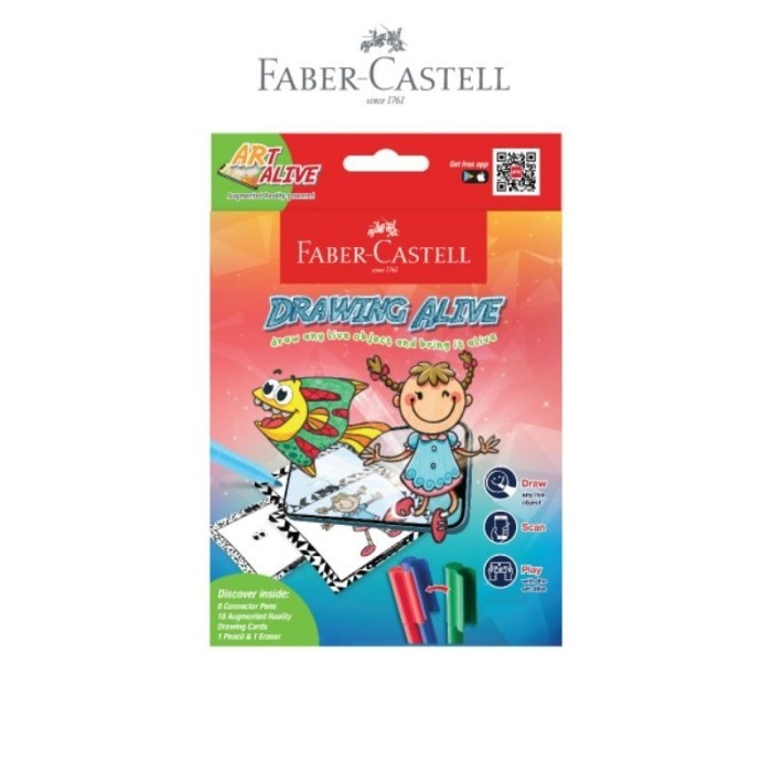 Jual Faber Castell Drawing / Colouring Art Alive 3D | Shopee Indonesia