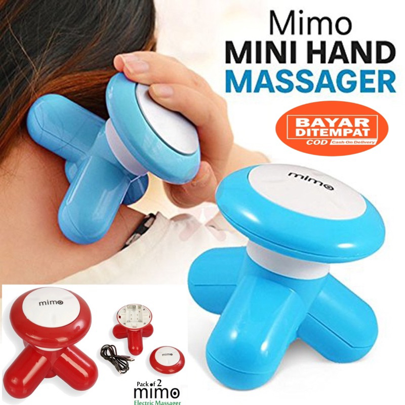 Jual ALAT PIJAT MINI GETAR PIJAT PORTABLE RECHASGEABLE/BATERAI MIMO ...
