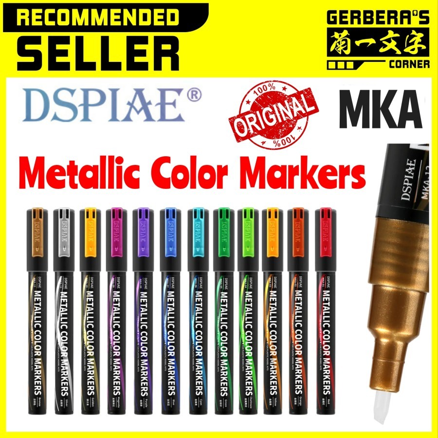 Jual DSPIAE MKA Metallic Color Markers Marker Gundam Model Kit | Shopee ...
