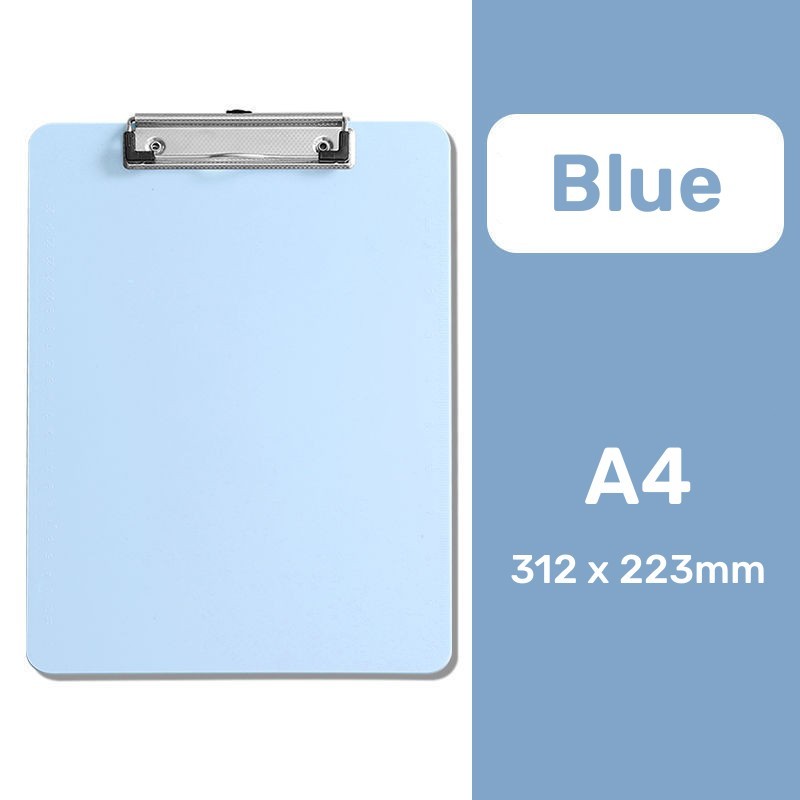 Jual Clipboard A4 warna pastel ATK Papan Jalan fleksibel ringan Papan ...
