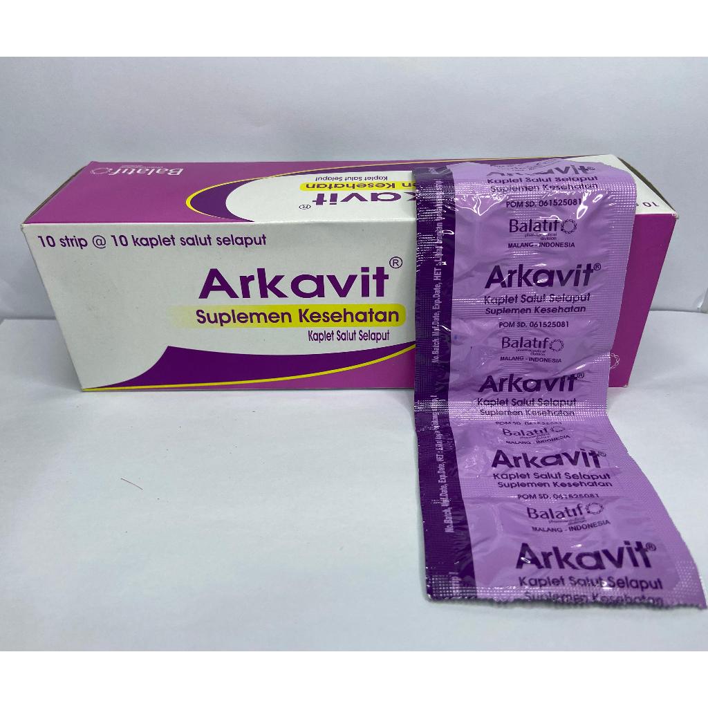 Jual Arkavit 10 Kaplet (Strip) | Shopee Indonesia