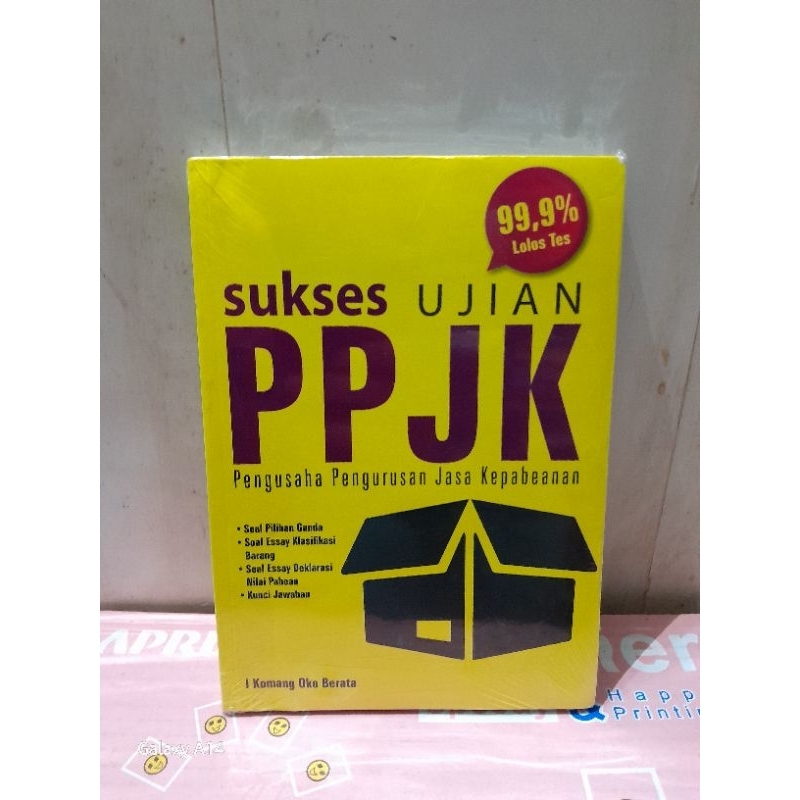Jual BUKU SUKSES UJIAN PPJK pengusaha pengurusan jasa kepabeanan ...