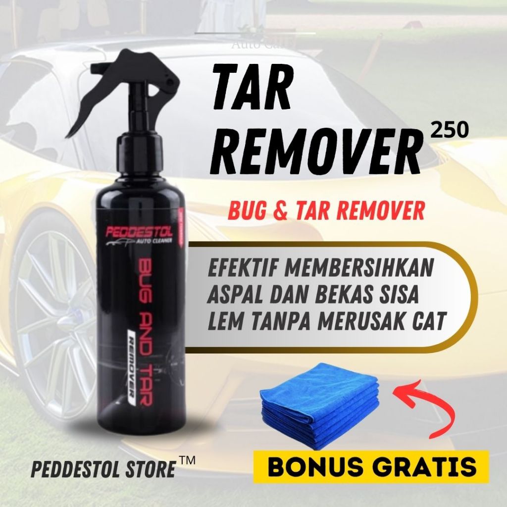 Jual bug & tar remover pembersih noda aspal bekas lem stiker getah pohon wraping aman untuk cat ...