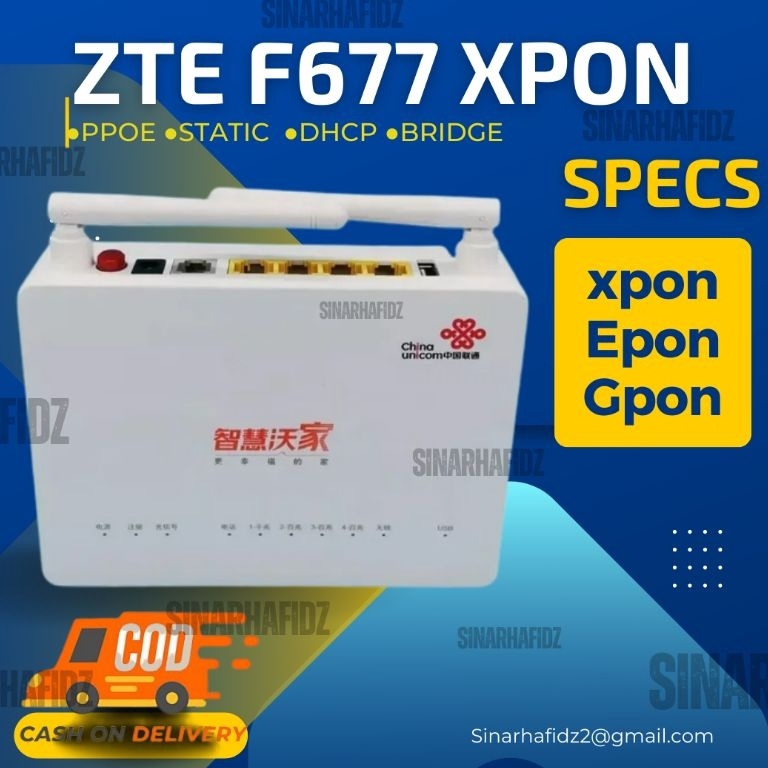 Jual ART S66P XPON MODEM ZTE F677 V2 | Shopee Indonesia