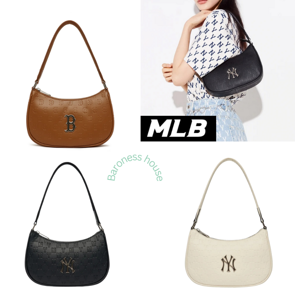 Jual MLB Classic Monogram Embo Hobo Bag | Shopee Indonesia