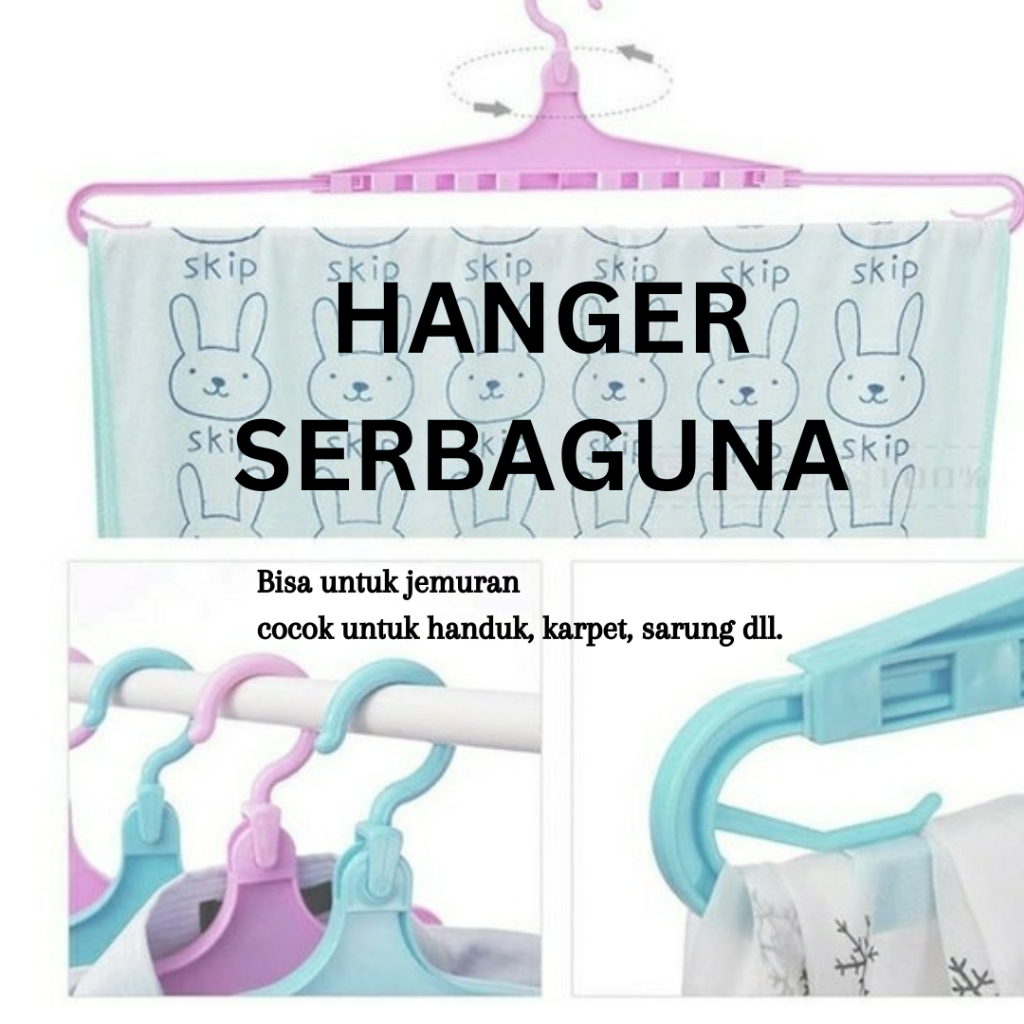 Jual Hanger Pasmina Serbaguna Bisa Di Tarik Geser Handuk Dan Sejadah ...