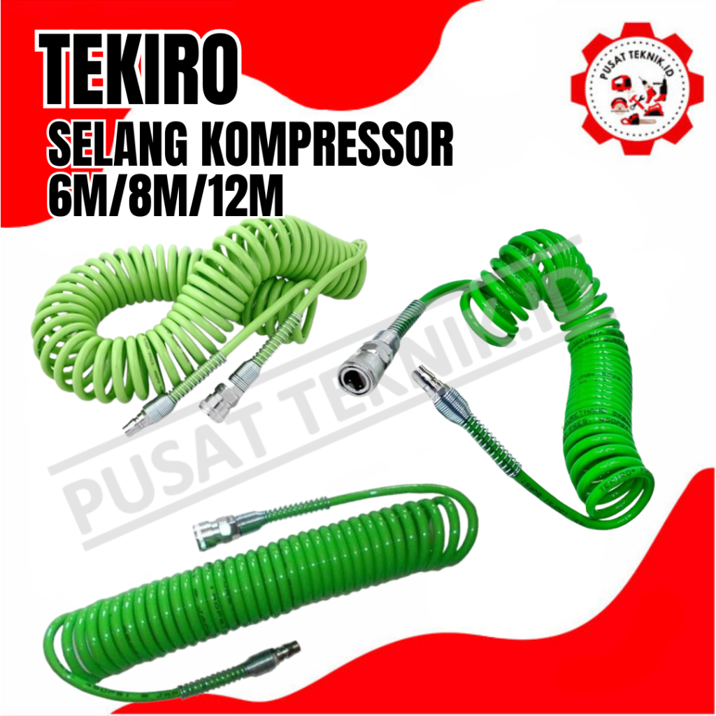 Jual SELANG RECOIL TEKIRO 6M 9M 12m TEKIRO RECOIL HOSE SELANG SPIRAL ...