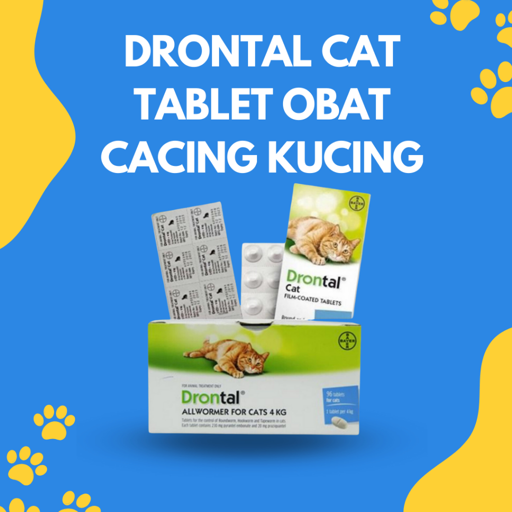 Jual Drontal Cat Tablet Obat Cacing Kucing | Shopee Indonesia