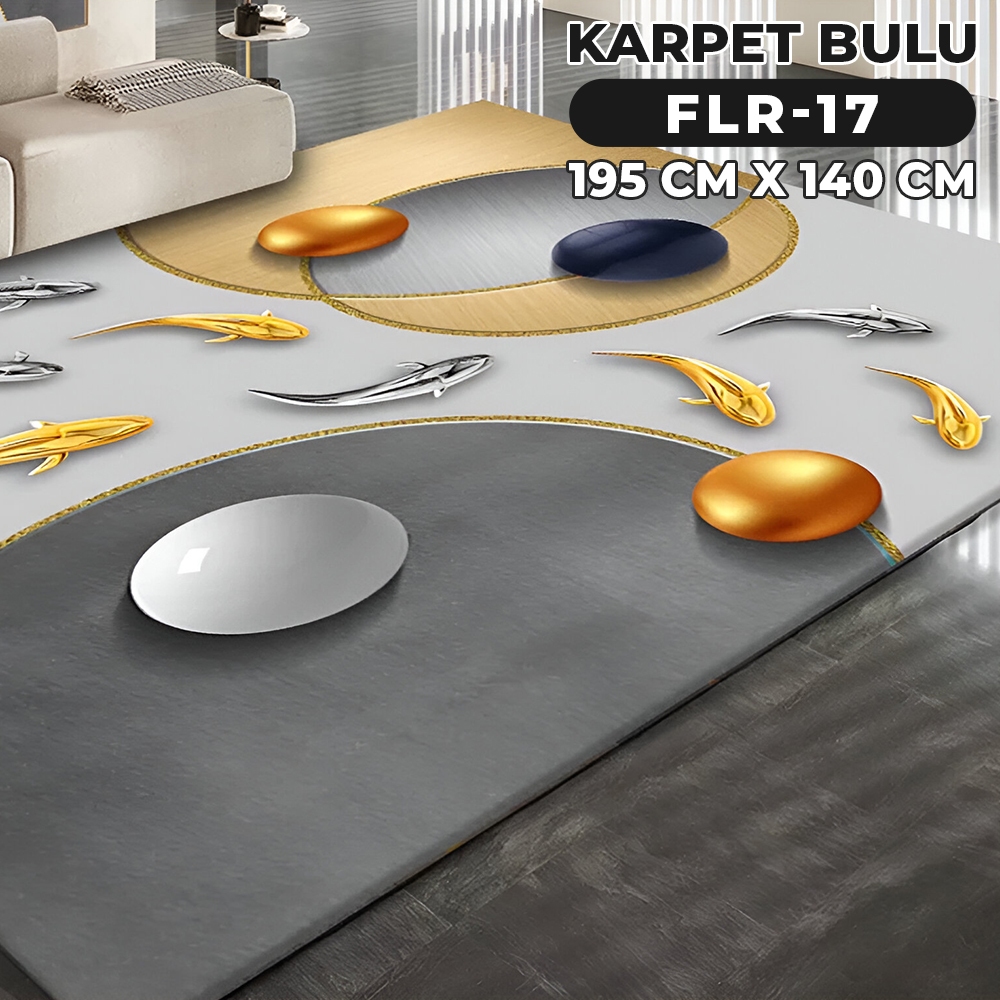 Jual Ai Home Karpet Bulu Rasfur Ukuran 140X195cm Karpet Lantai Bulu ...