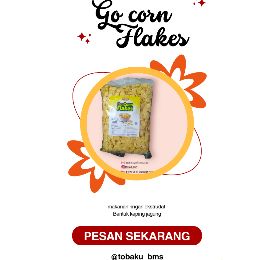 Jual GOODRICH | GO CORNFLAKE | GO KRUNCH | 1 KG | Shopee Indonesia
