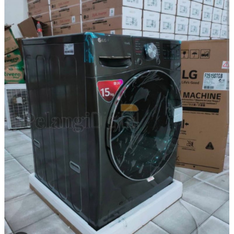 Jual MESIN CUCI LG 15 KG HITAM | Shopee Indonesia