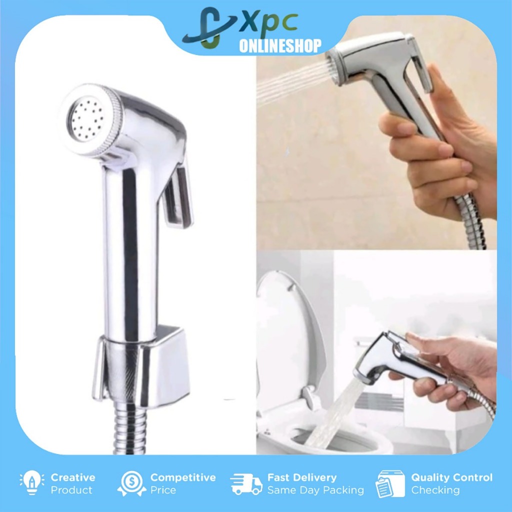 Jual Jet Shower Kloset Toilet Closet Cebok WC Semprotan Duduk Kamar Mandi Ringan Kamar Mandi ...
