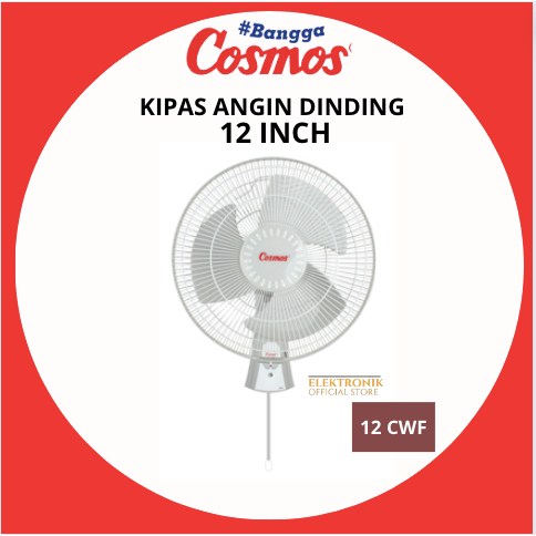 Jual COSMOS KIPAS ANGIN DINDING 12 CWF 12 INCH/12-CWF/12CWF/12 CWF/WALL FAN/100% ORIGINAL ...