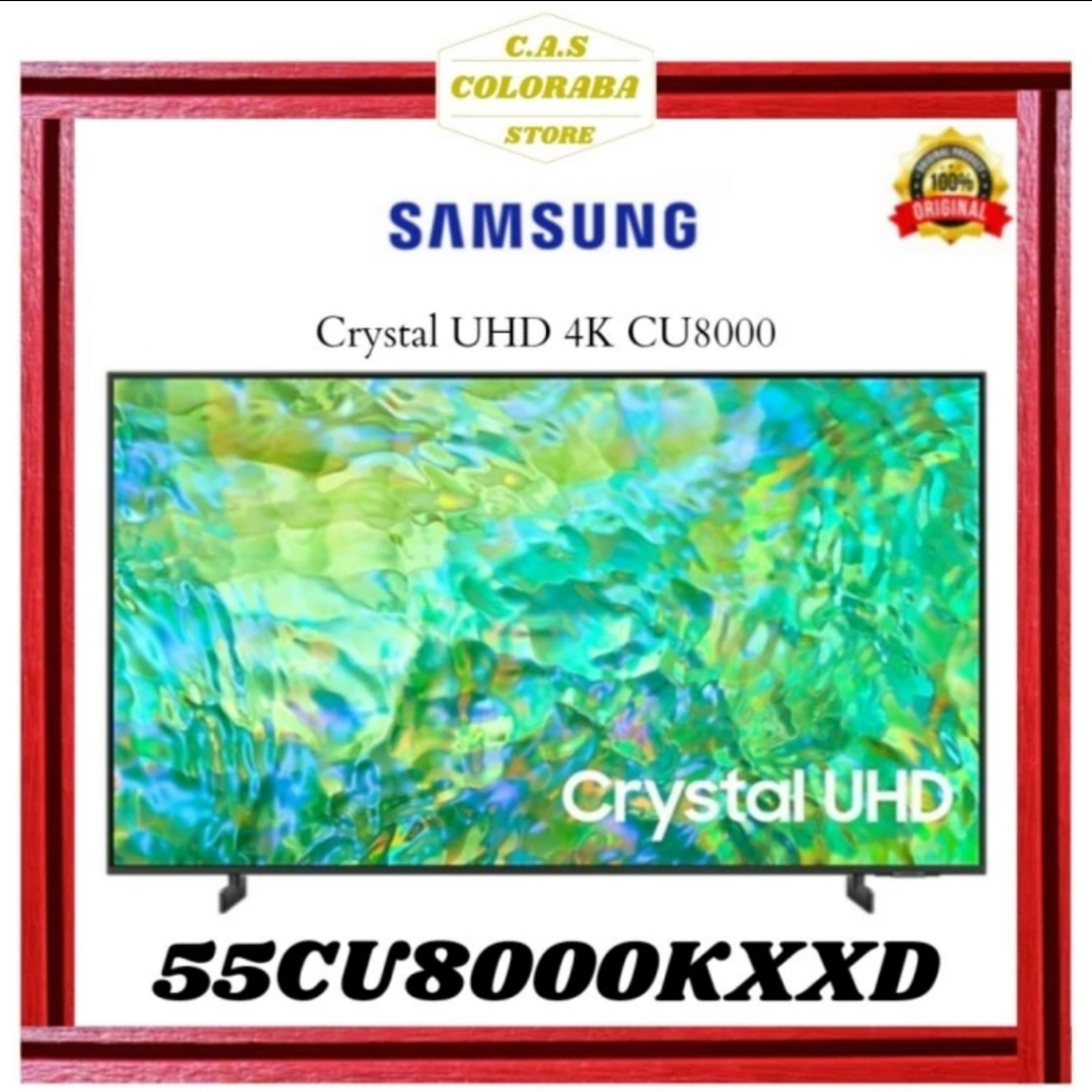 Jual TV SAMSUNG 55CU8000 SMART TV 55 INCH LED 4K UHD AU55CU8000 AU55CU AU55CU80 AU55CU8000KXXD ...
