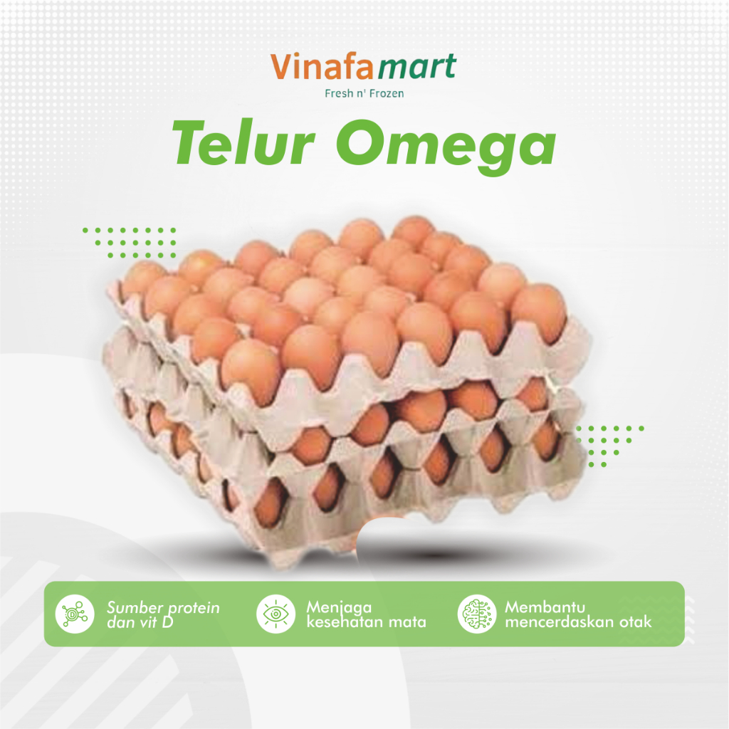 Jual Telur Ayam Omega Telor Chicken Egg Fresh Isi 10 Per Pack | Shopee ...