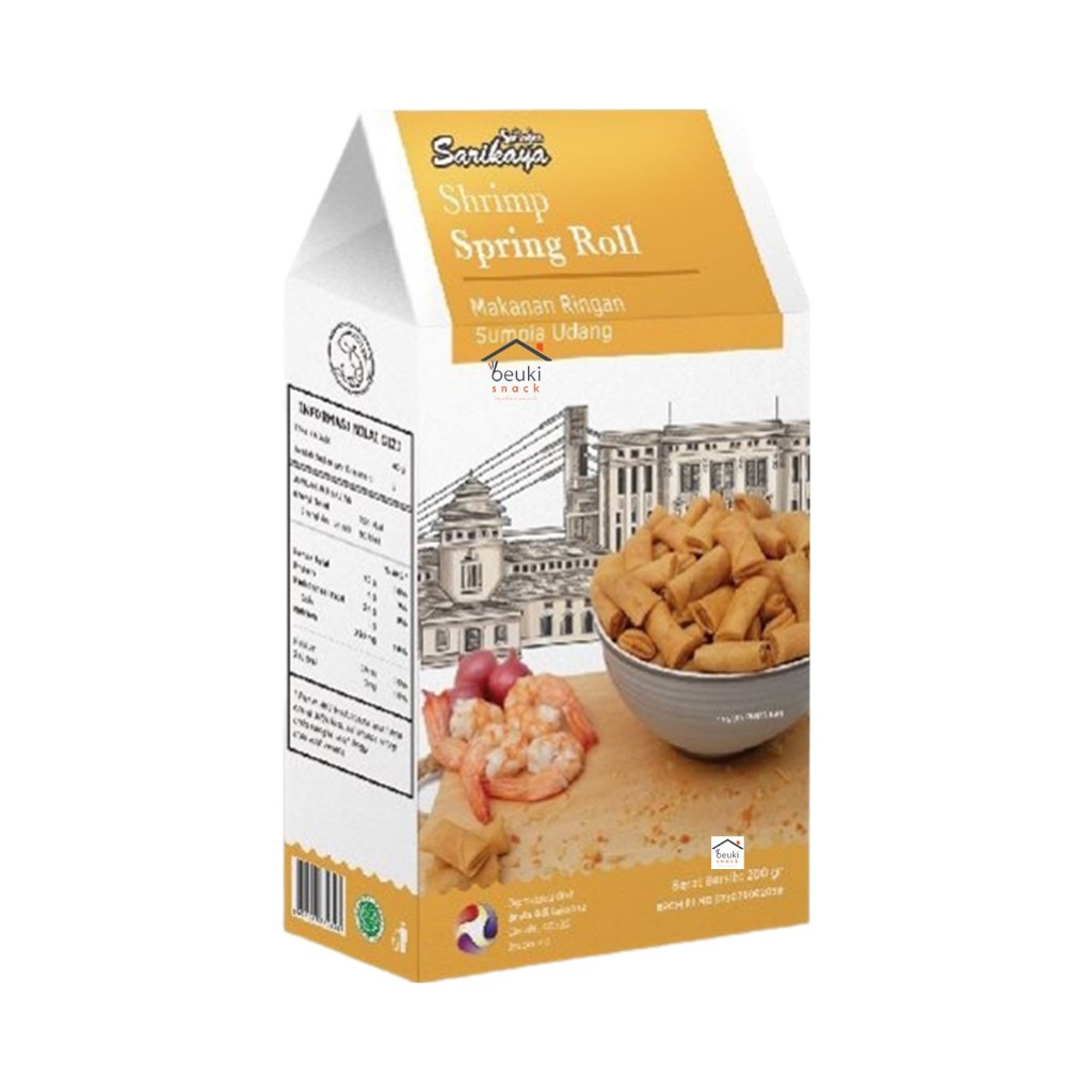 Jual Springlee Sarikaya Shrimp Spring Roll Sumpia Udang | Shopee Indonesia