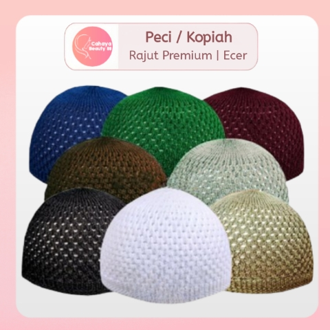 Jual Peci / Kopiah / Kopyah Rajut - Ecer | Shopee Indonesia