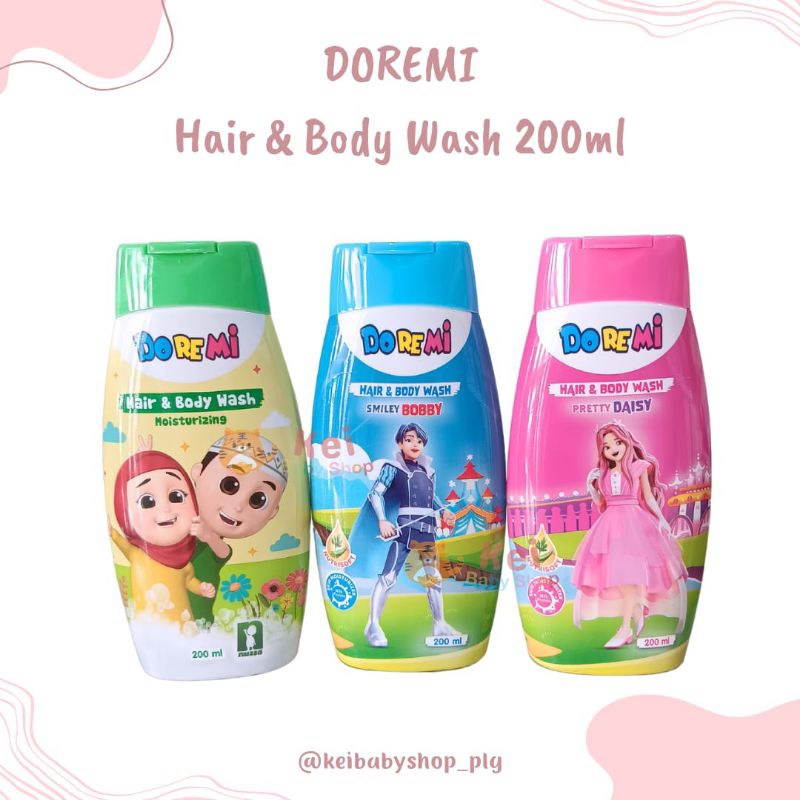 Jual Doremi Hair and Body Wash 200ml Sabun Mandi Anak | Shopee Indonesia