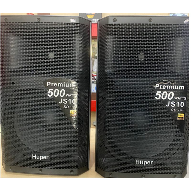 Jual Speaker Aktiv HUPER JS 10 500WATT PREMIUM HUPER MANADO | Shopee ...