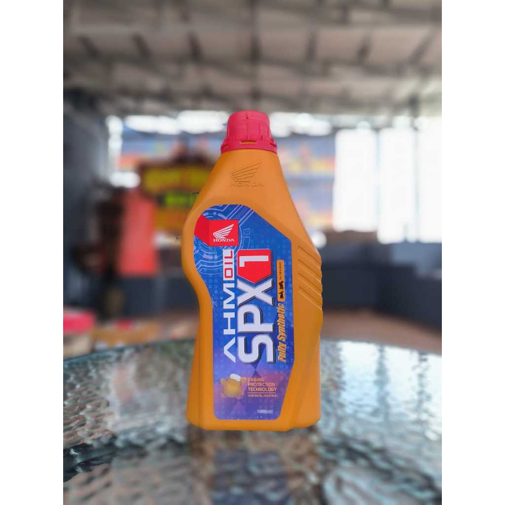 Jual OLI MESIN HONDA AHM OIL SPX 1 1000ML 1LITER 10W-30 SL FULL ...